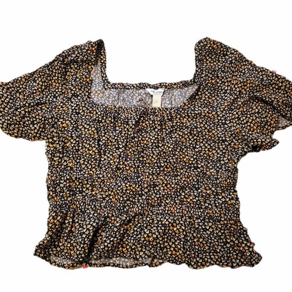 Arizona Jean Company | Tops | Arizona Jean Co Multi Ditsy Floral Crop ...